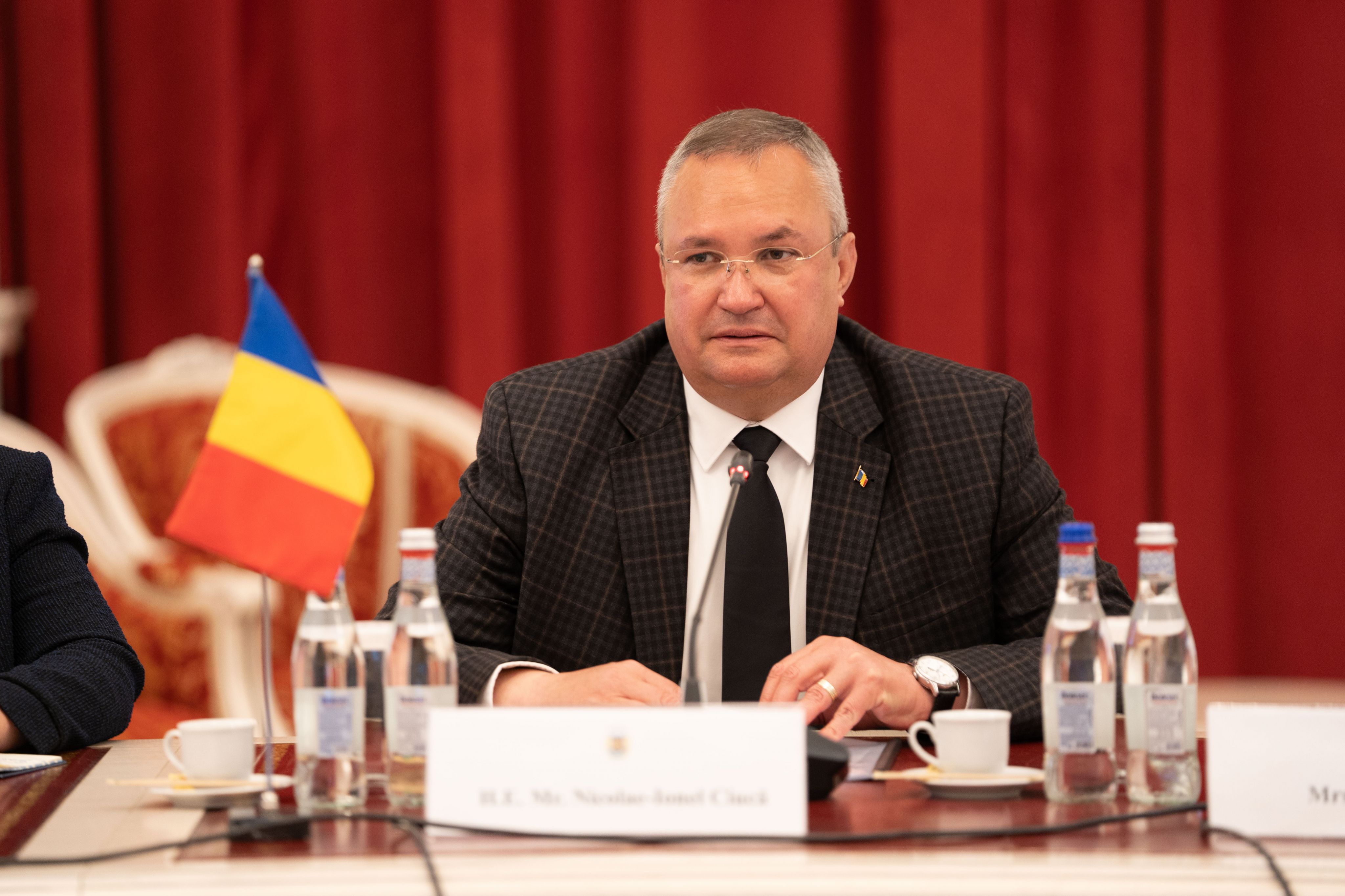 Primirea de către Nicolae-Ionel Ciucă, președintele Senatului, a unei ...